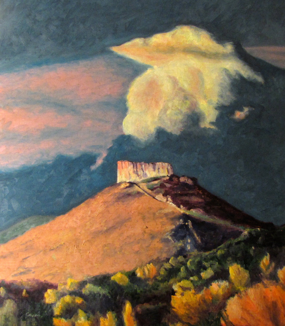 Terry Crum works on Stretched Canvas – CanvasKick
