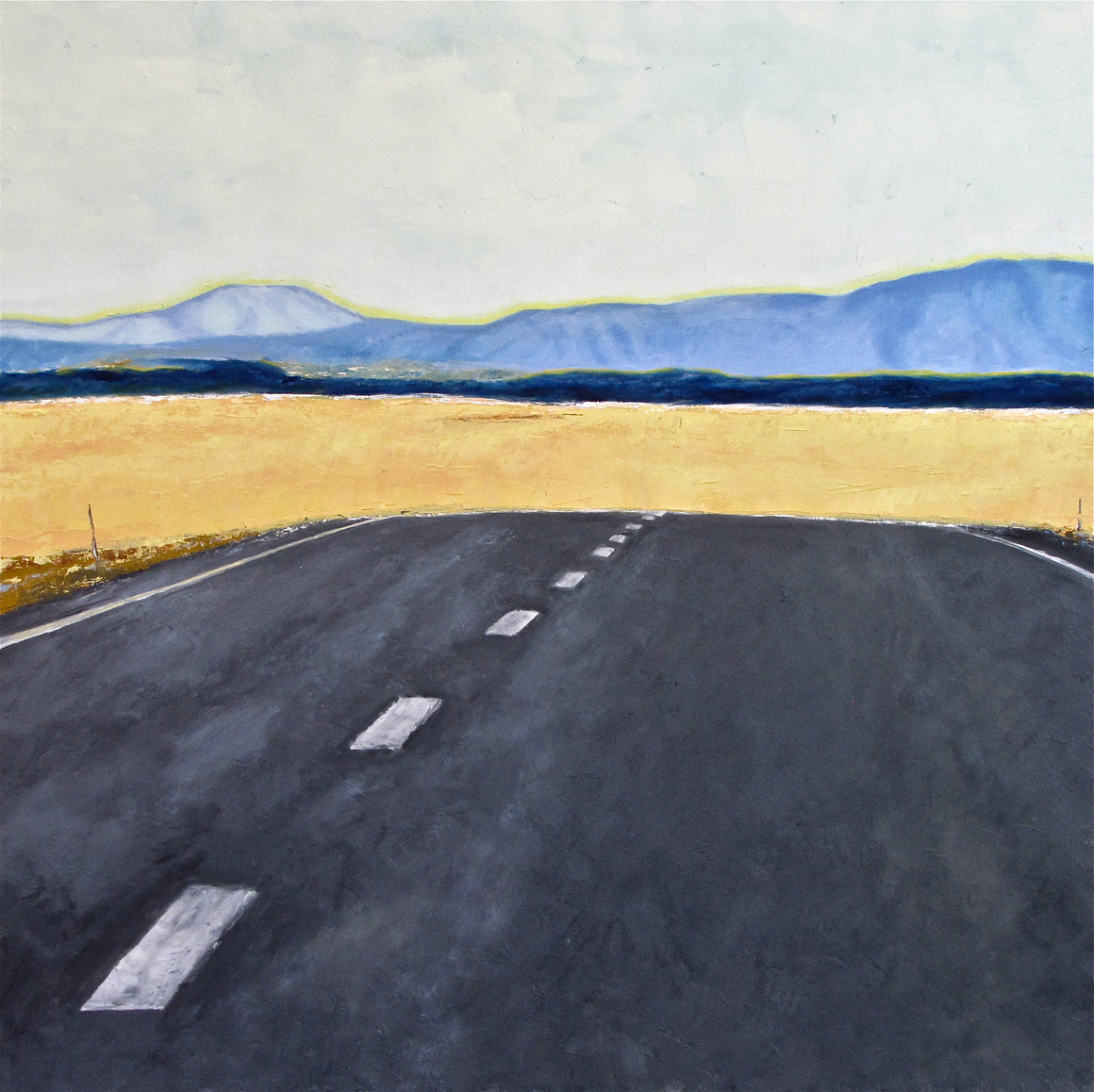 Terry Crum works on Stretched Canvas – CanvasKick