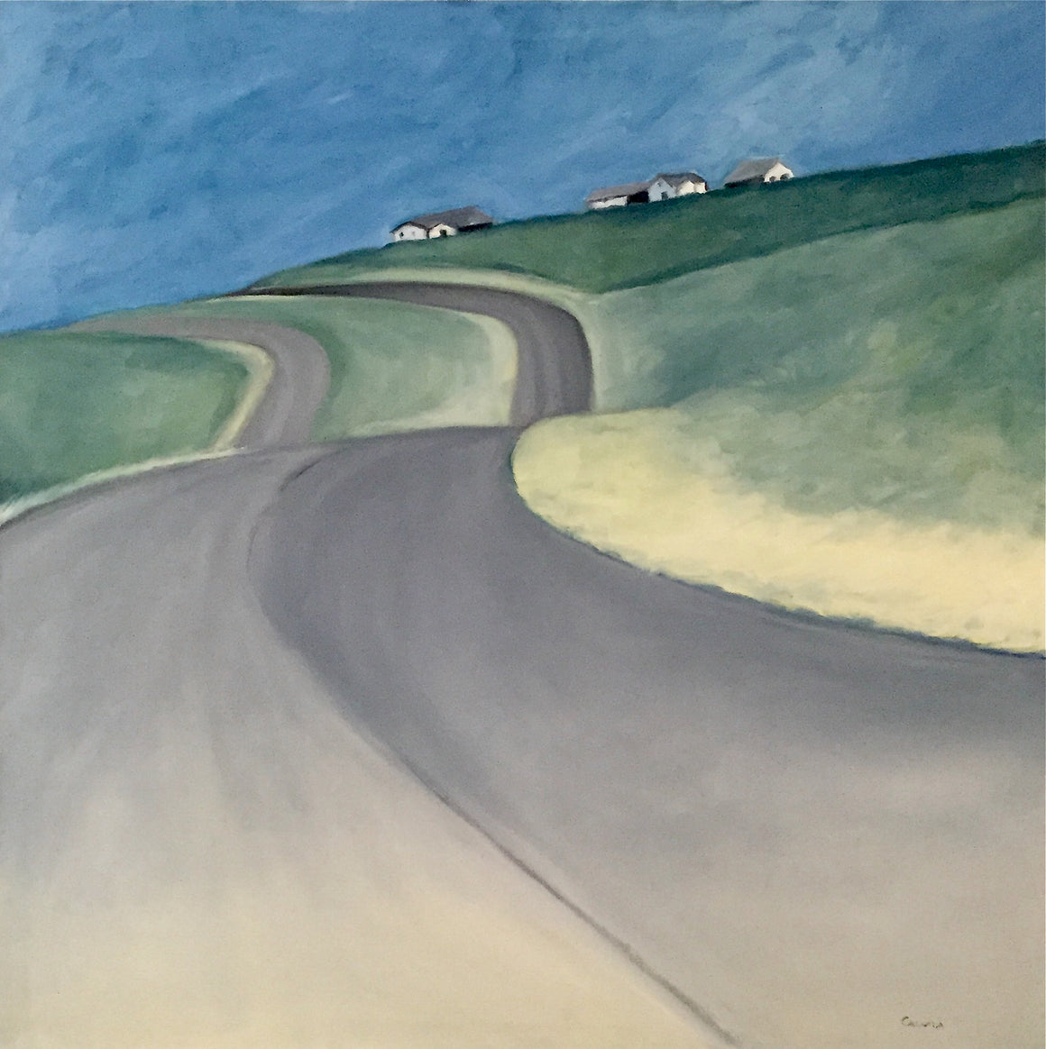 Terry Crum works on Stretched Canvas – CanvasKick